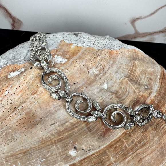 Pennino | Jewelry | Vintage Pennino Art Deco Rhinestone Necklace | Poshmark